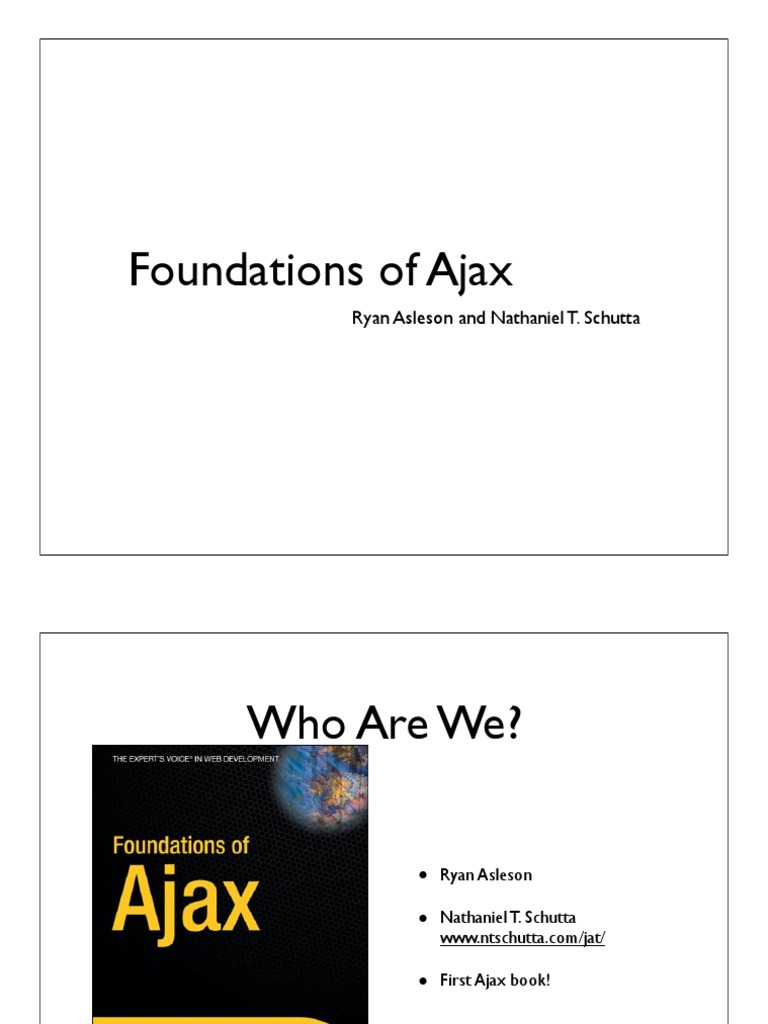 Foundations of Ajax | PDF