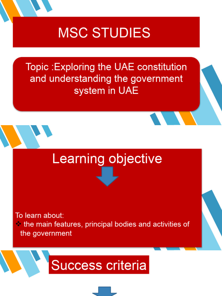 UAE Constitution and Government Overview | PDF | Career & Growth