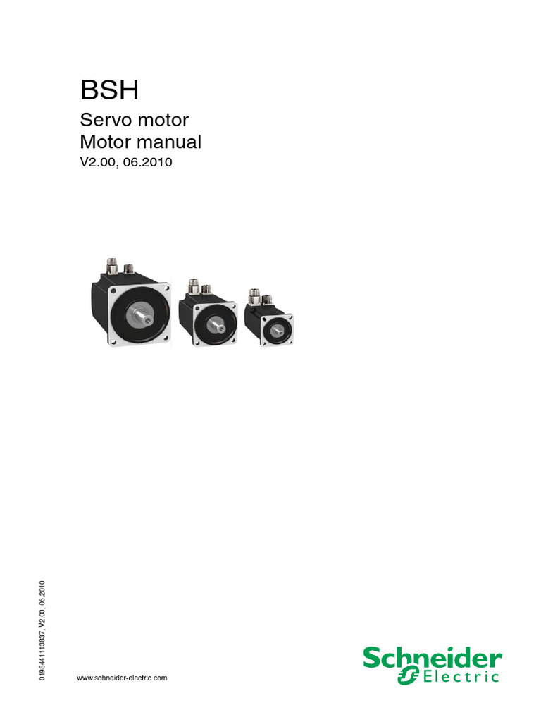 Servo Motor Manual | PDF