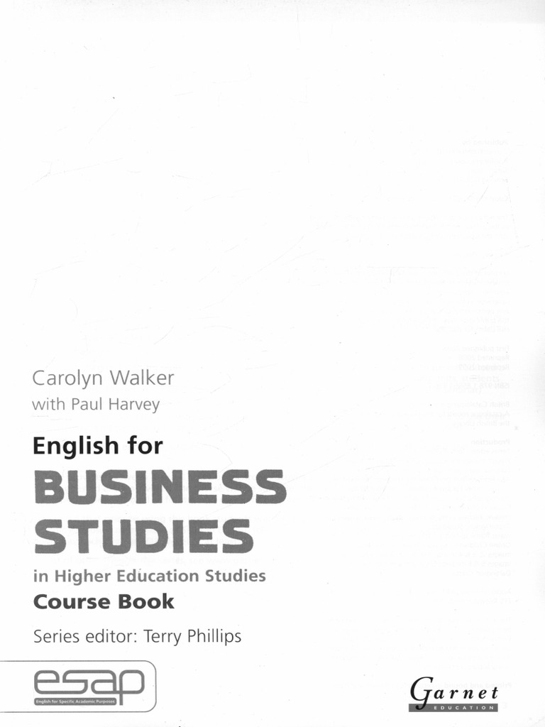 English For Business Studies in Higher Education | PDF