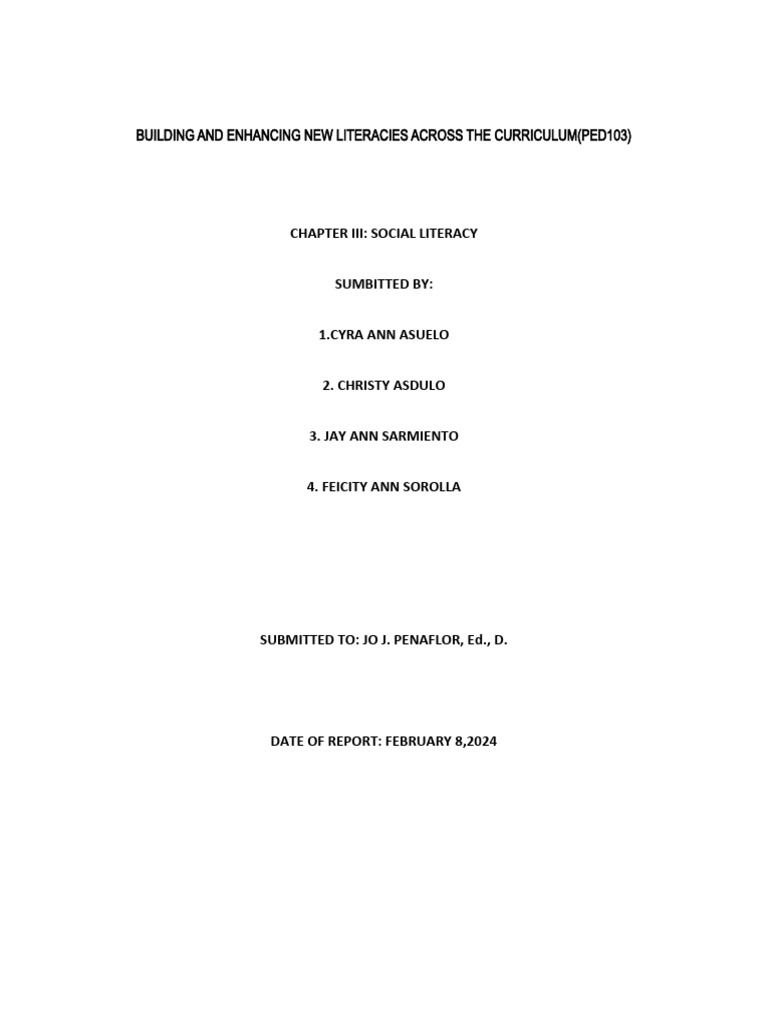 CHAPTER 3-WPS Office | PDF | Social Skills | Empathy