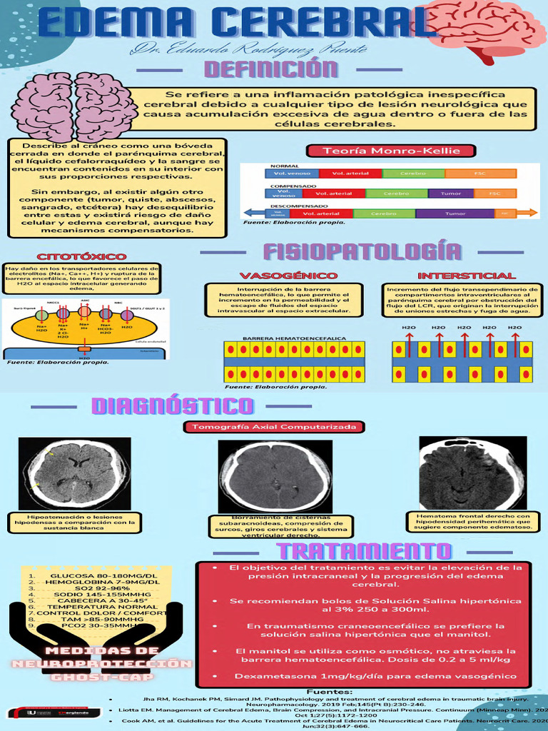Edema Cerebral Etiología _ Edema cerebral y manejo de la presión ...
