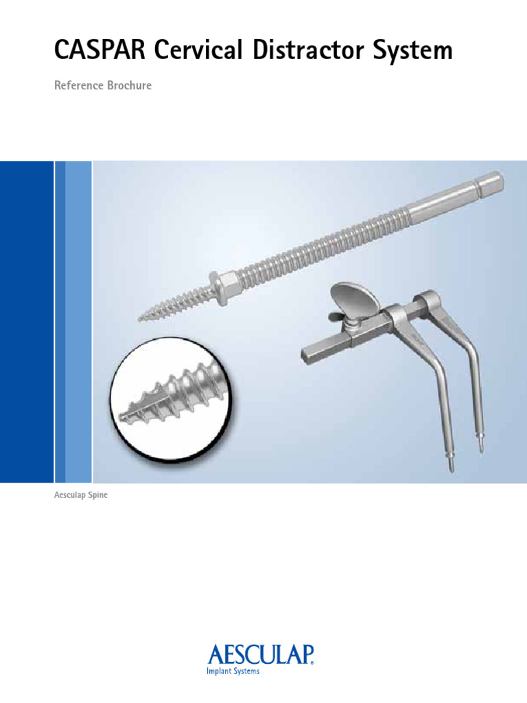 DOC830 Rev A Caspar Cervical Distractor System Brochure | PDF