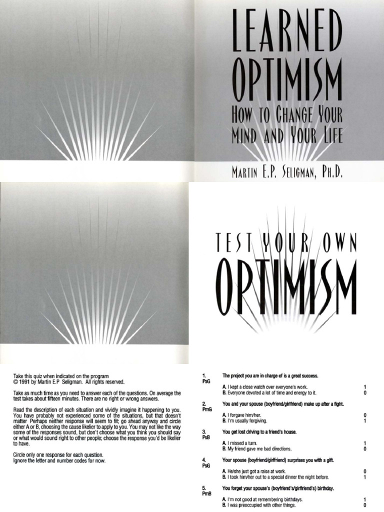 Learned optimism | PDF