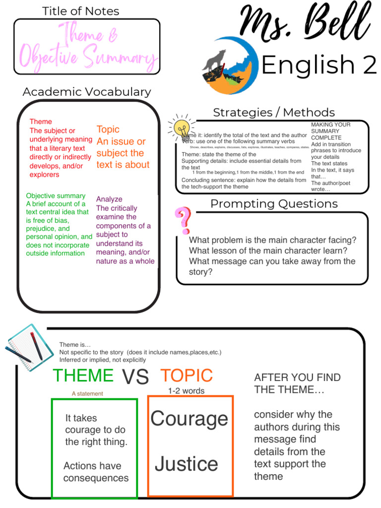 RL 10 2++Note+Catcher | PDF | Subject (Grammar) | Verb