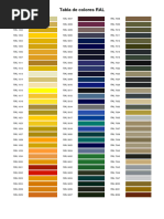 Carta de Colores RAL | PDF | Hogar, jardinería y bricolaje