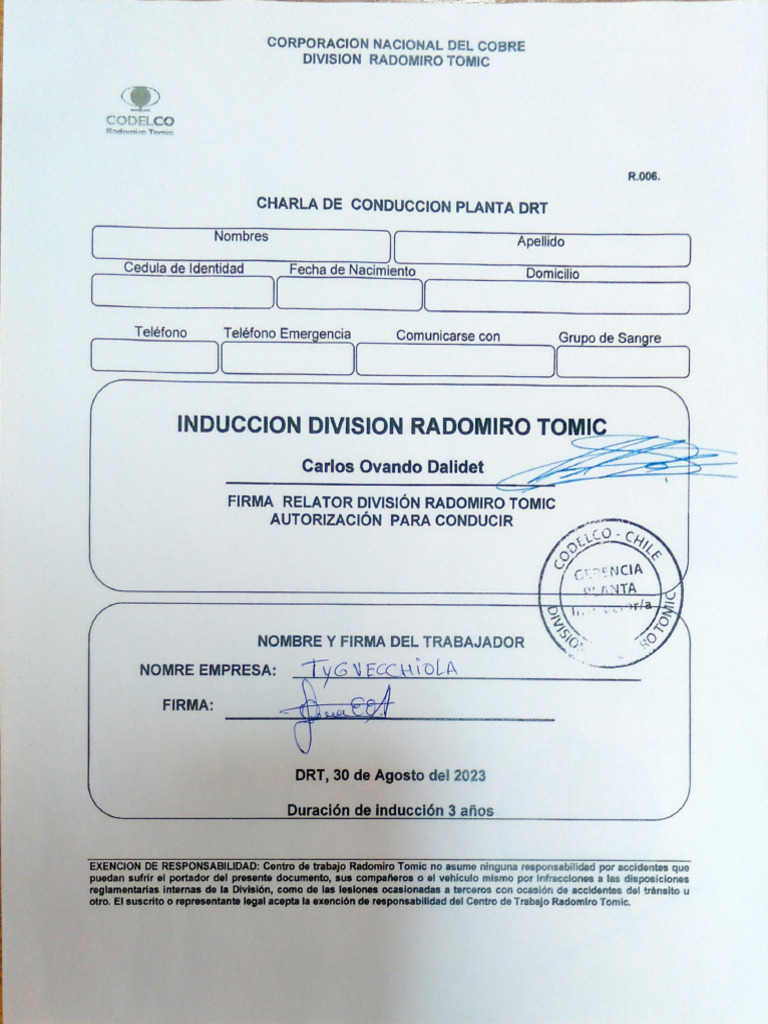 Curso Conduccion Mina RT | PDF