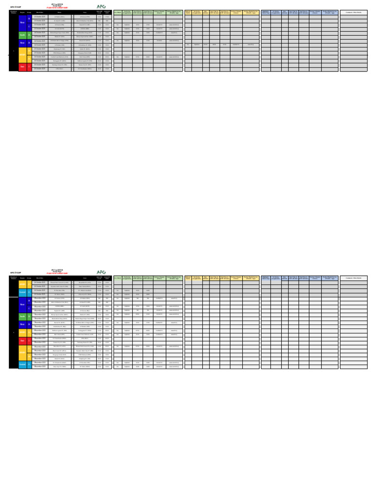 ACC 23 - 24 - GS MD3 & 4 - Broadcast Schedule Sheet | PDF | Association ...
