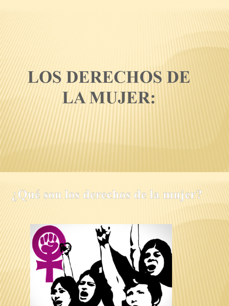 Derechos de La Mujer | PDF