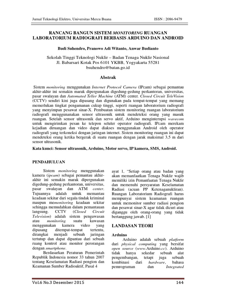 Id Rancang Bangun Sistem Monitoring Ruangan Pdf