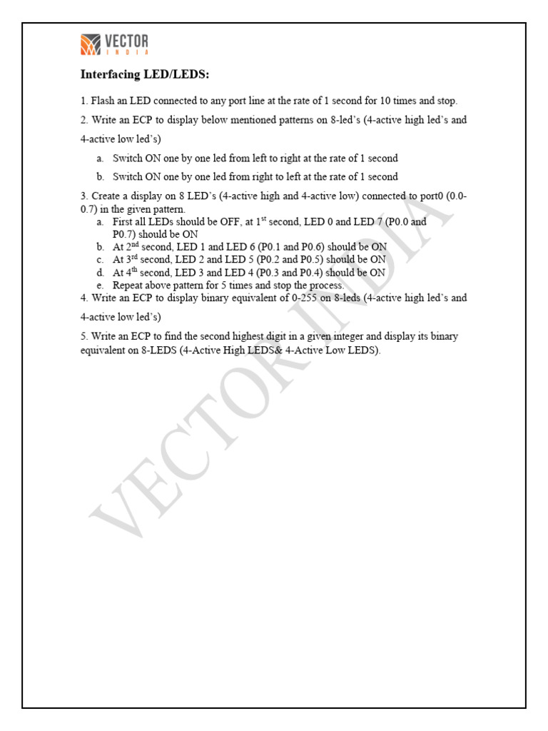 Embedded C Assignments Part1 Pdf String Computer Science Computer Architecture