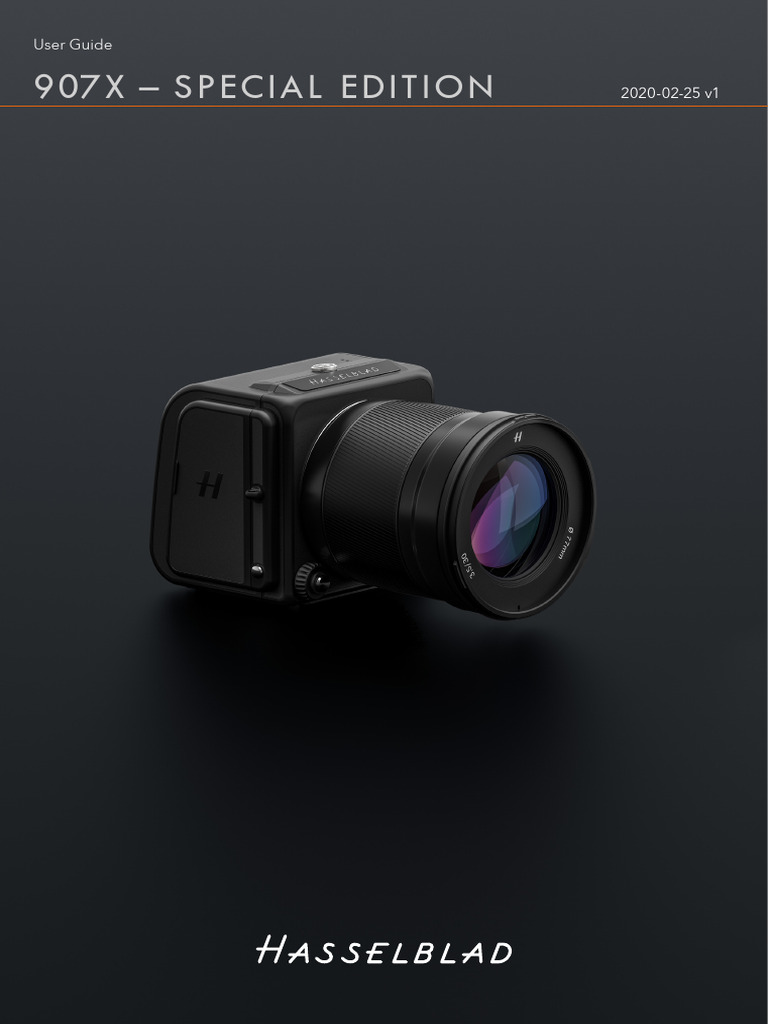Hasselblad 907X UsMan (EN) | PDF | Camera Lens | Camera