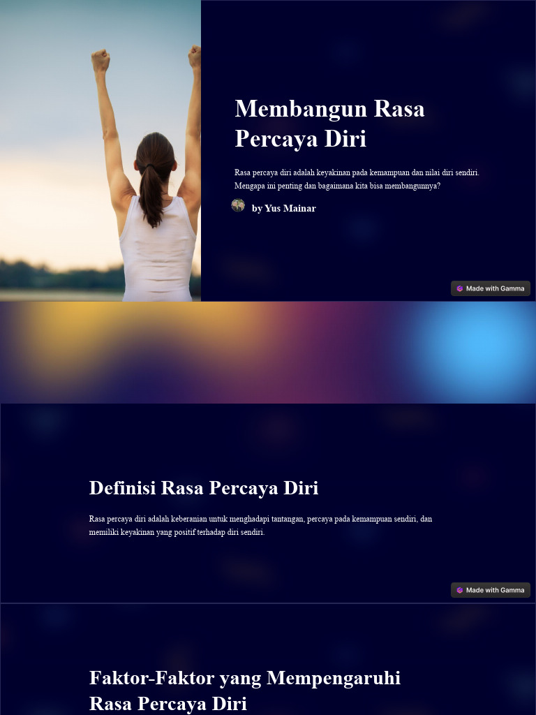 Membangun Rasa Percaya Diri 2 | PDF Membangun Rasa Percaya Diri 2 | PDF