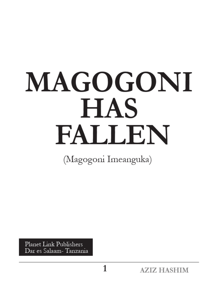 Magogoni Has Fallen | PDF