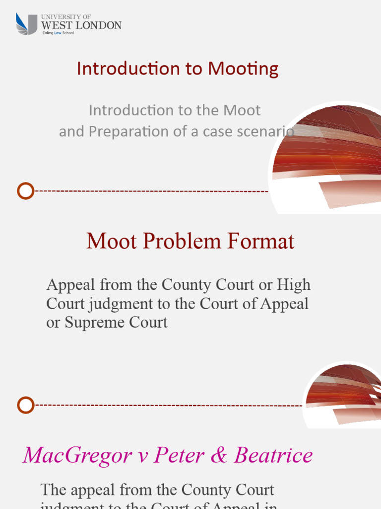 Mooting Session 9 Preparation For The Moot - Student | Download Free ...