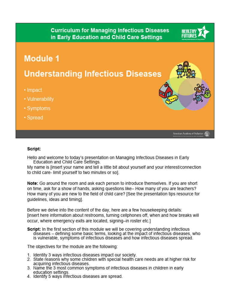 MIDModule1 Speaker Notes | PDF | Virus | Infection