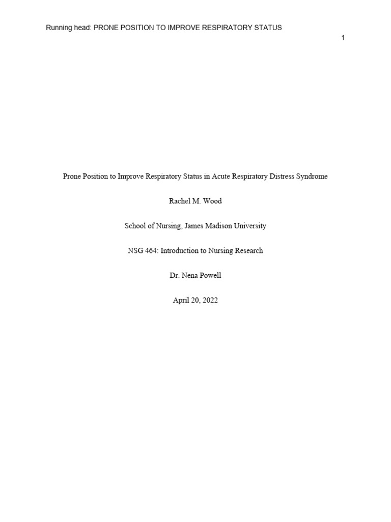 Eblr Formal Paper | PDF | Health Sciences | Pulmonology