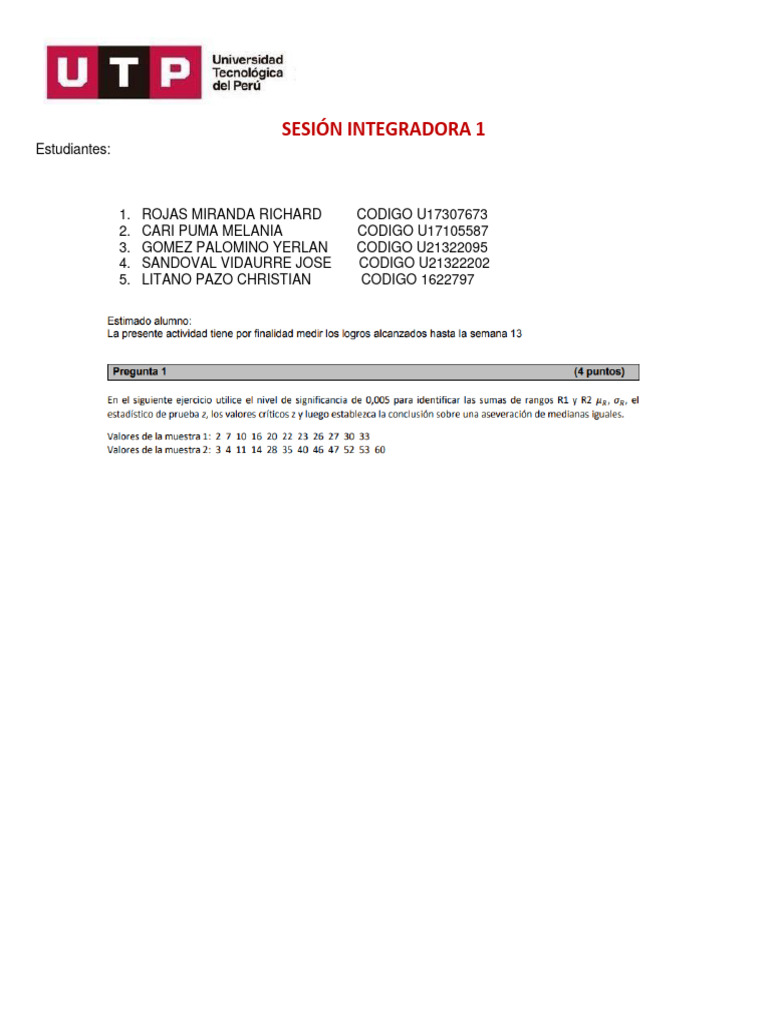Sesión Integradora 3 | PDF | Estilo de vida
