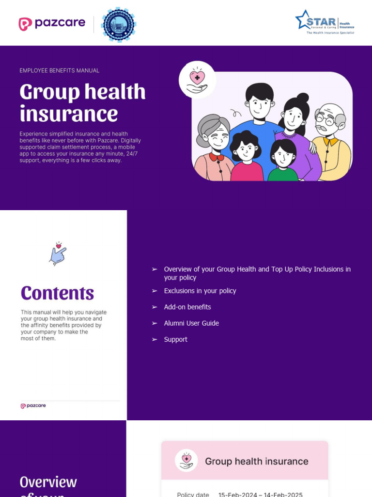 Pazcare-IITKGPAFI - Benefits Manual&FAQs | PDF