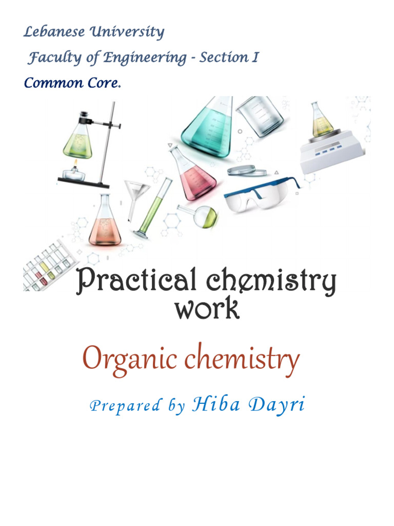 Organique Chemistry Lab | PDF | Distillation | Water
