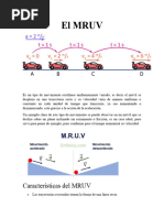 Mapa Conceptual Del Movimiento | PDF