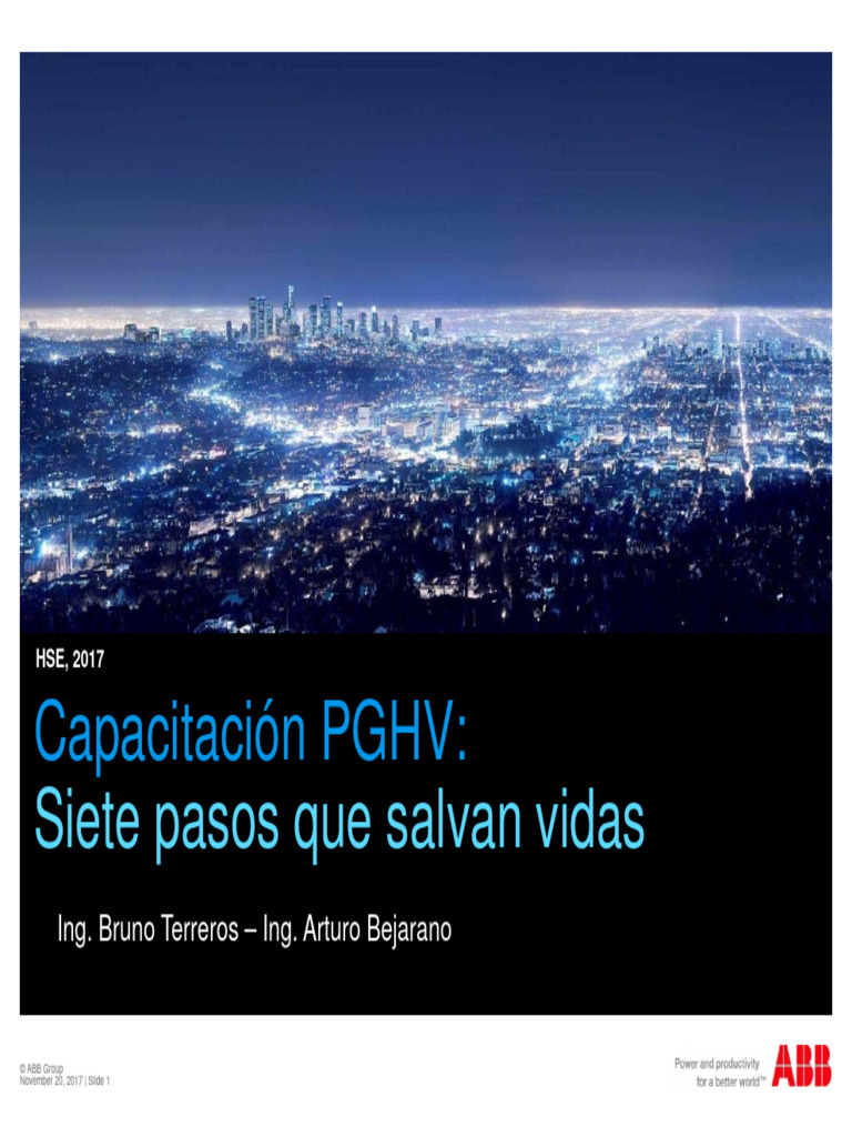 Capacitación 7steps - Contratistas 2017 | PDF | Riesgo | Seguridad y ...