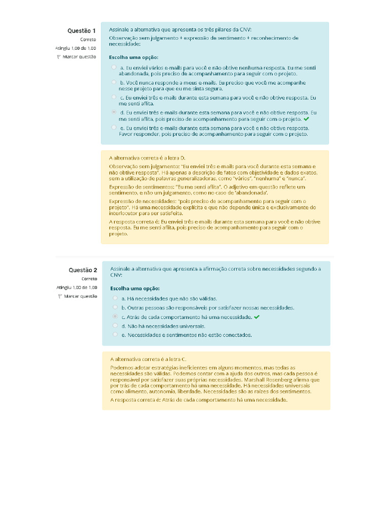 Exercício - Módulo 4 - Reconhecimento de Necessidades X Estratégias | PDF