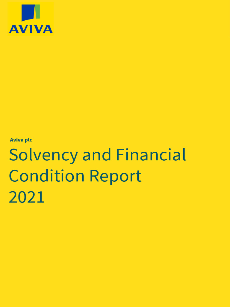 31 Dec 21 Aviva PLC Group SFCR | PDF | Fair Value | Valuation (Finance)