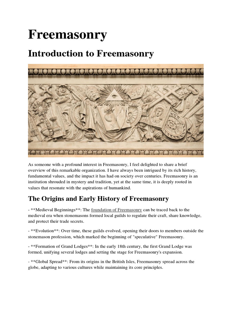 Freemasonry | PDF