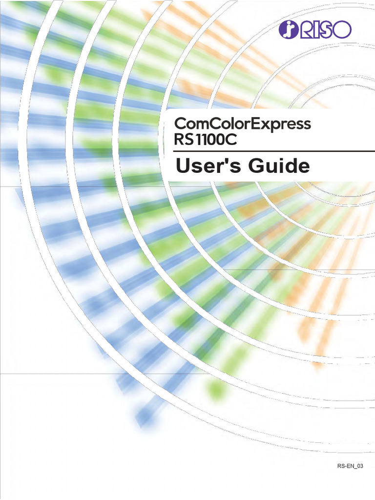 RS1100C UsersGuide English-Redux | PDF | Device Driver | Operating System