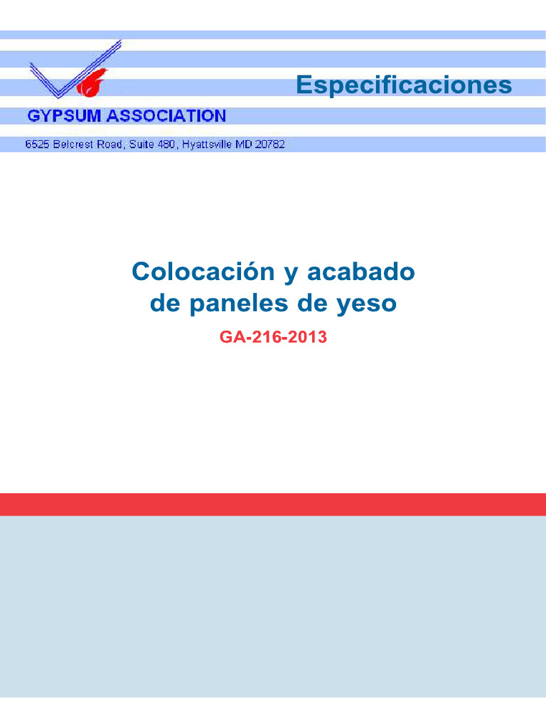 Colocación y Acabado de Paneles de Yeso | PDF