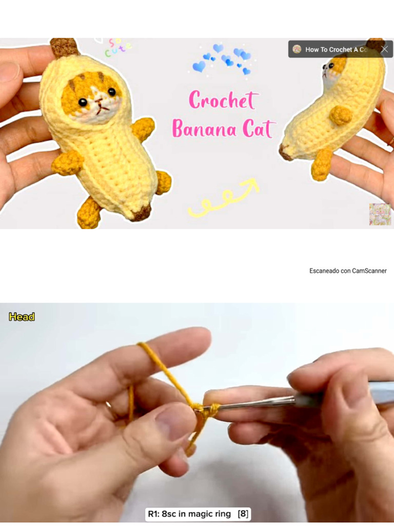 Gato Banana Amigurumi | PDF
