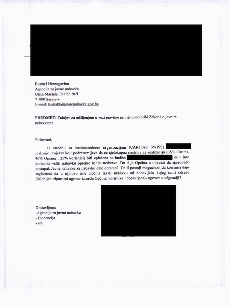 Primjena Zakona | PDF