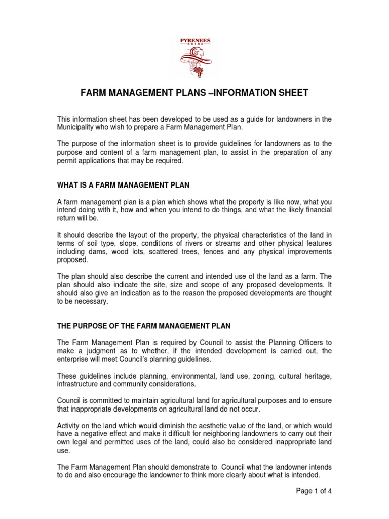 Farm Management | PDF