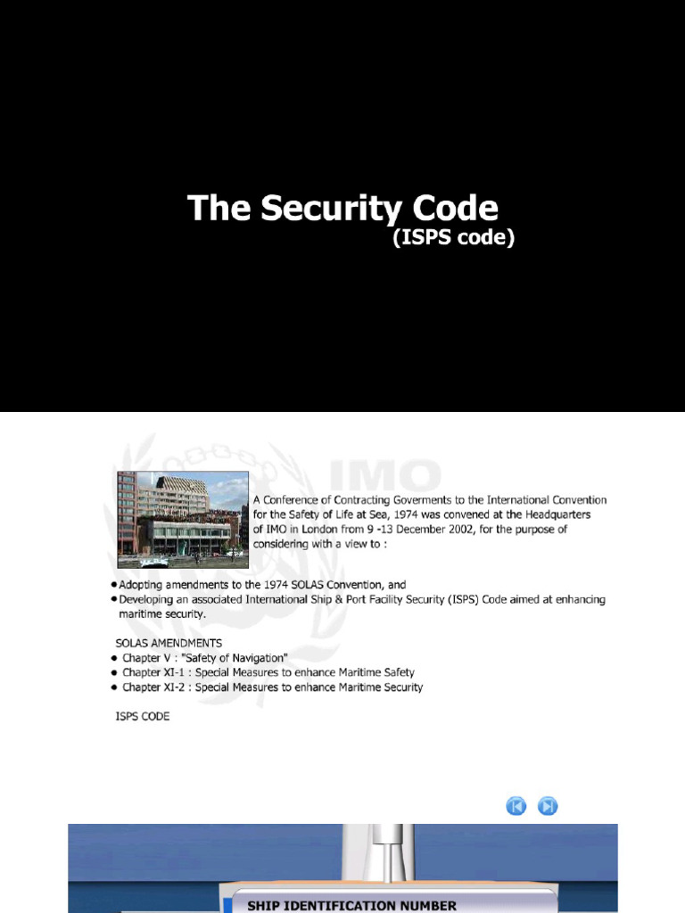 ISPS Code | PDF
