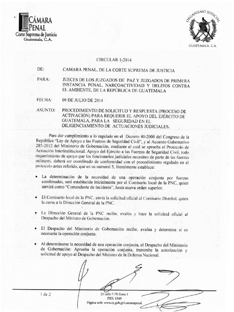 Circular CP 01 2014 | PDF