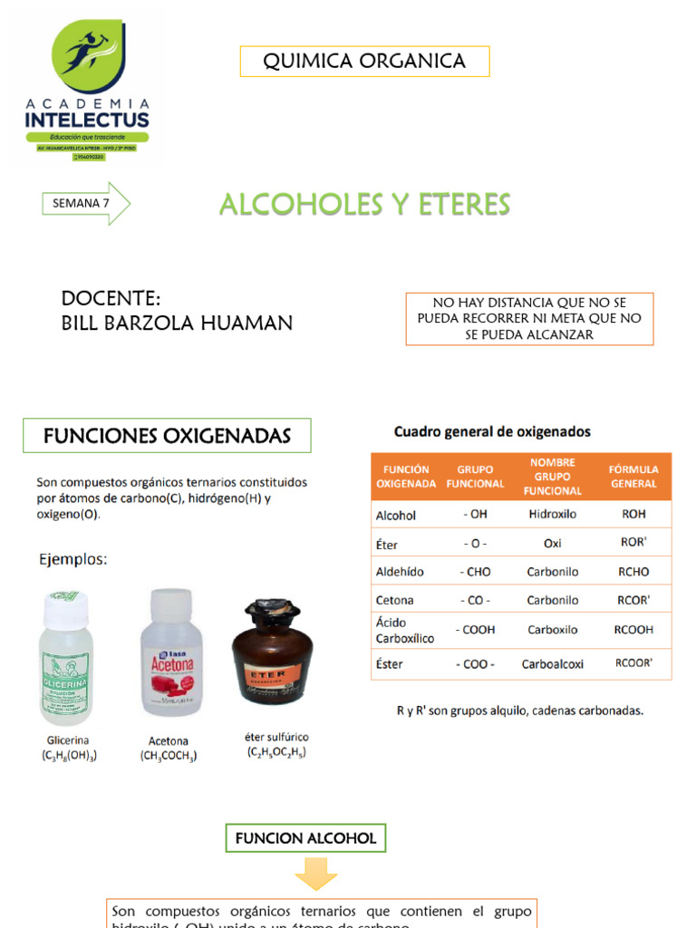 Alcoholes y Eteres | PDF