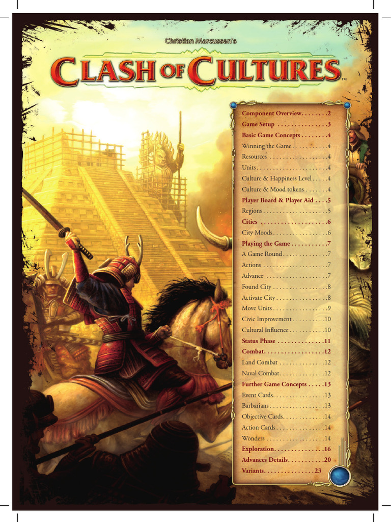 36 Clash of Cultures Rulebook | Download Free PDF | Agriculture | Battles