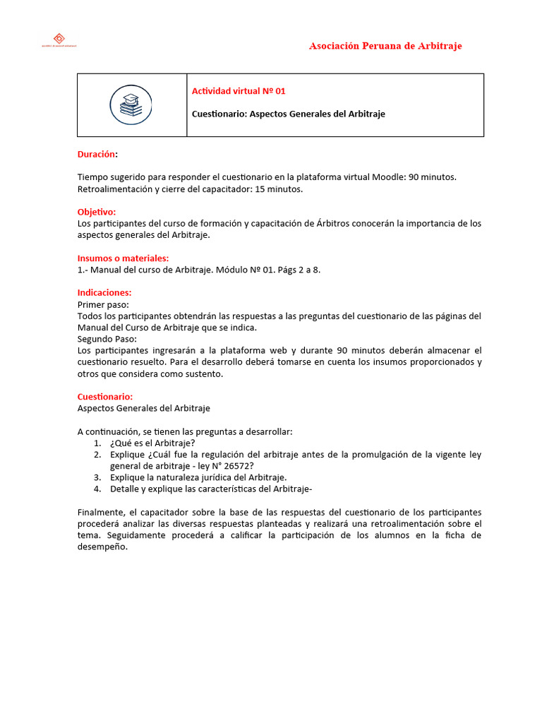 Actividad 01 | PDF