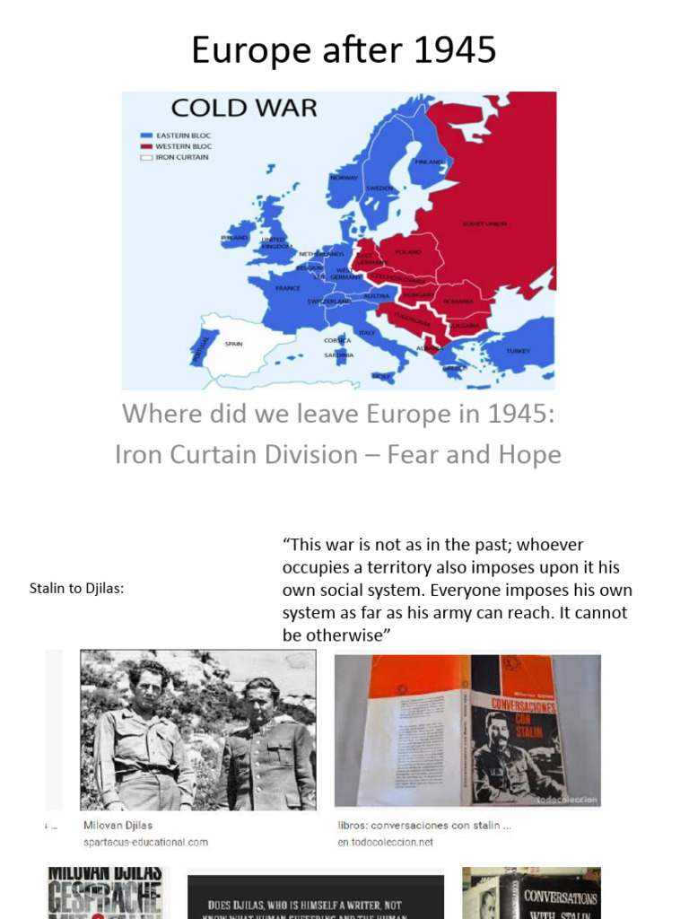 Week 4 Europe After 1945 | PDF | Soviet Union | World Politics