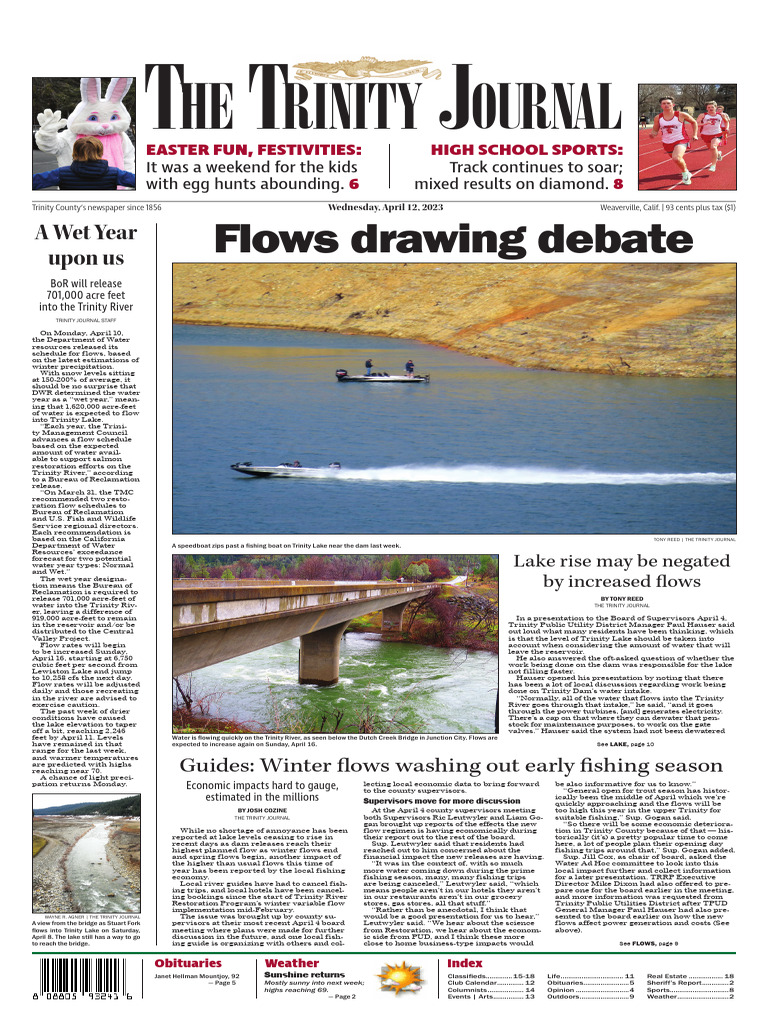 Trinity Journal. April 12, 2023 | PDF | Water