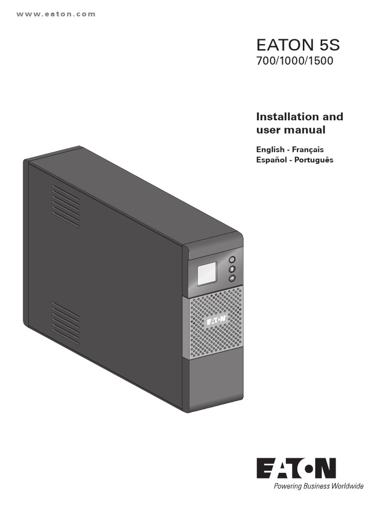 Eaton 5S UPS Installation Guide | PDF | Ac Power Plugs And Sockets ...