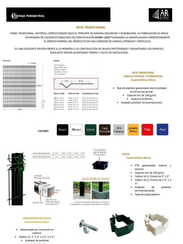 REJA TRADICIONAL | PDF