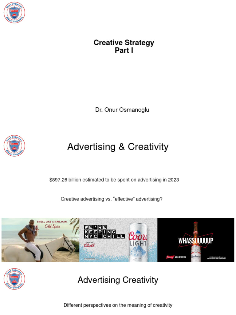 MAN434 Creative Strategy Part I | PDF | Brand | Creativity