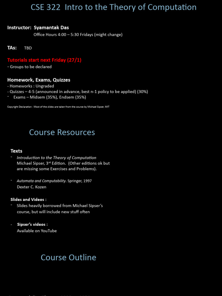 L1 - Introduction, Finite Automaton, Regular Languages - Expressions, Closure (Union) | PDF ...