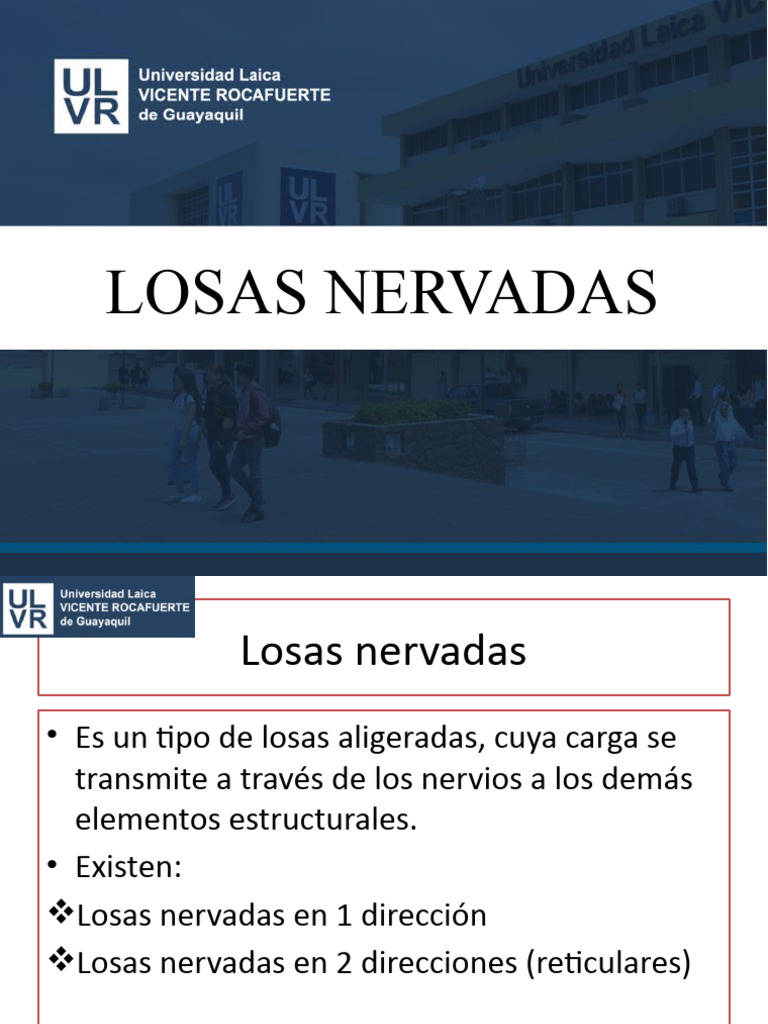 Losas Nervada | PDF | Materiales | Ingeniería de Edificación