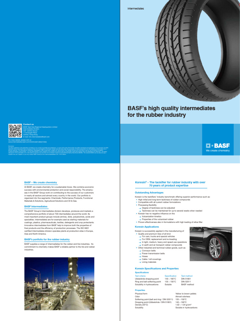 Rubber and Tire Brochure - EN - Final | PDF | Sodium | Natural Rubber
