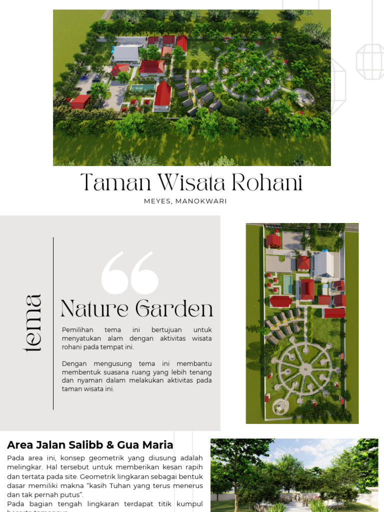 Design Taman Wisata Rohani (Kab - Manokwari) | PDF