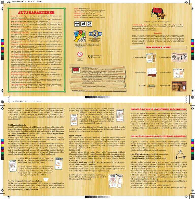 Bang Dodge City Rule Hun | PDF