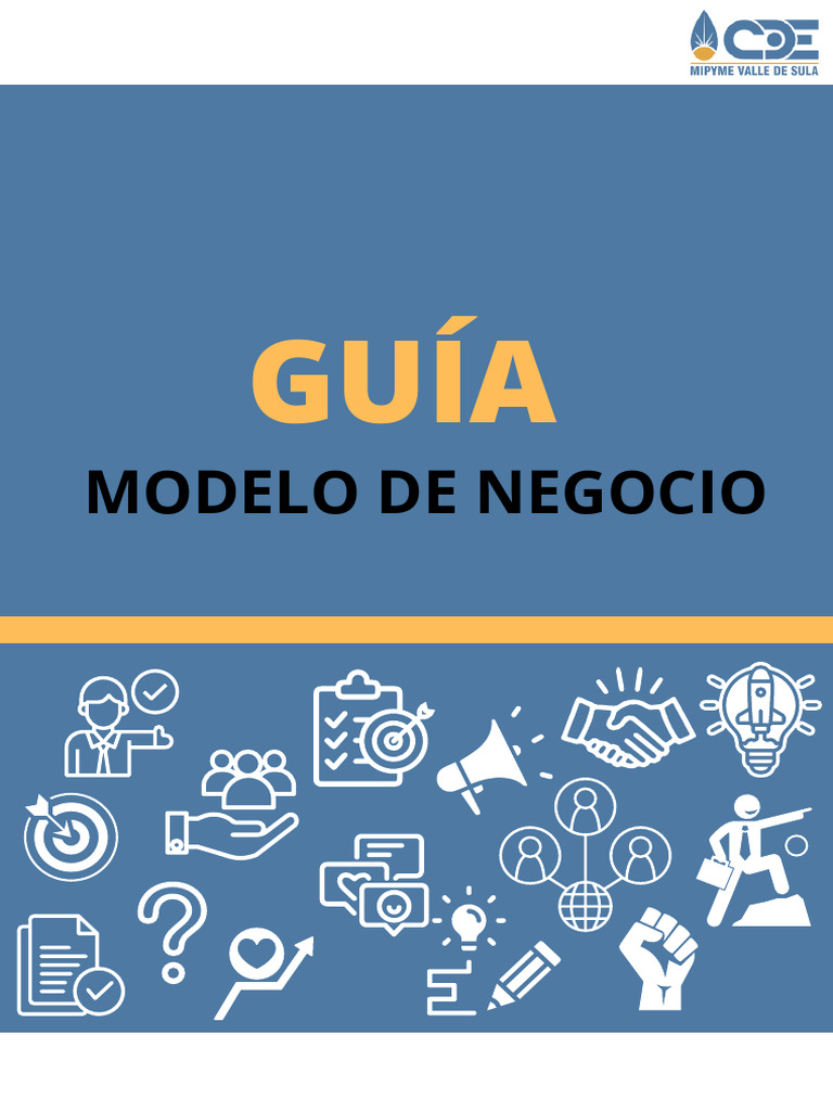 Guia Modelo de Negocios | PDF | Análisis FODA | Iniciativa empresarial